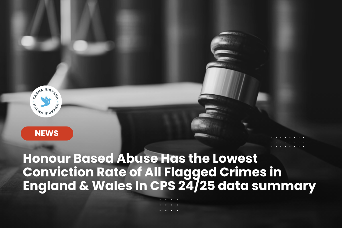 Honour Based Abuse Has the Lowest Conviction Rate of All Flagged Crimes Across England & Wales ...