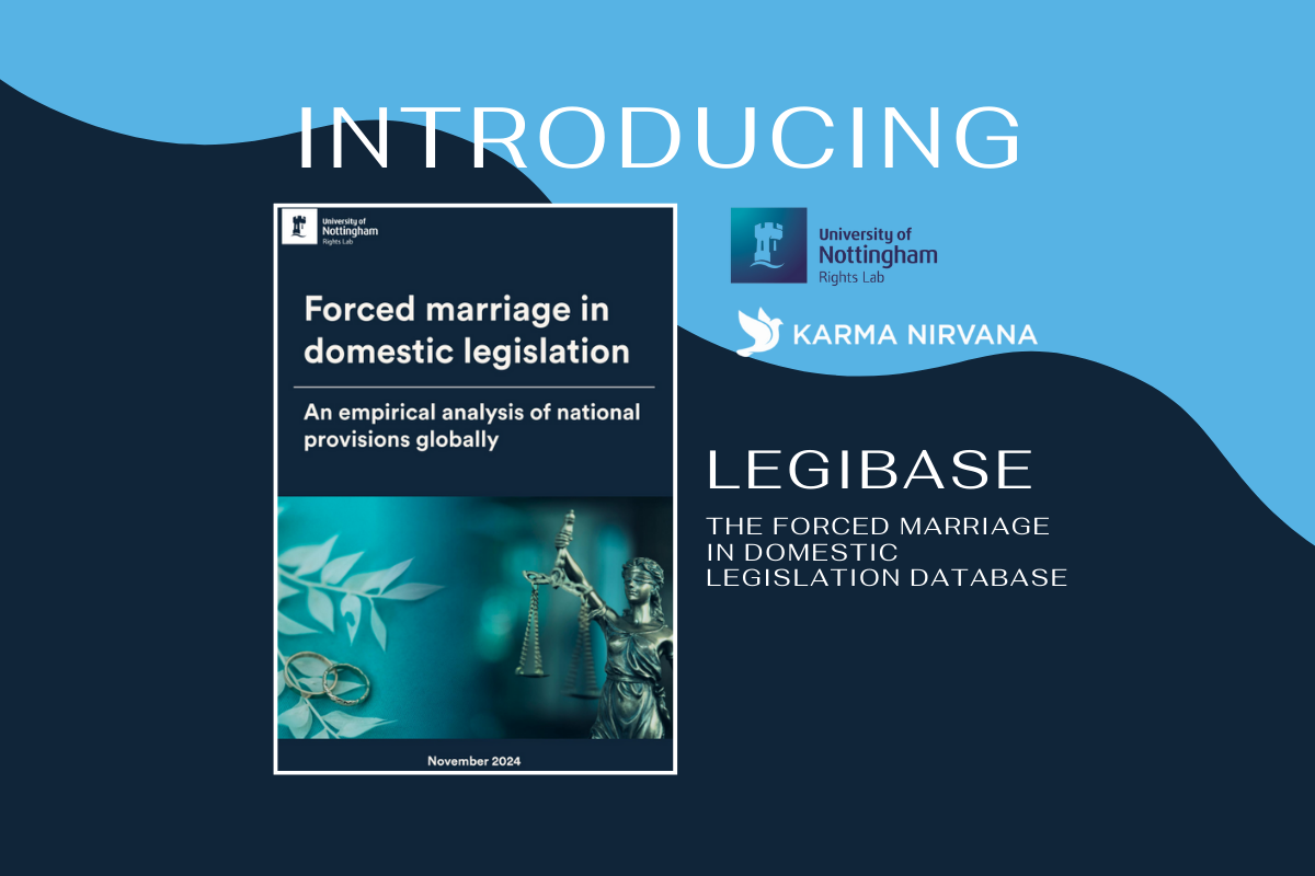Introducing the Forced Marriage in Domestic Legislation Database ...